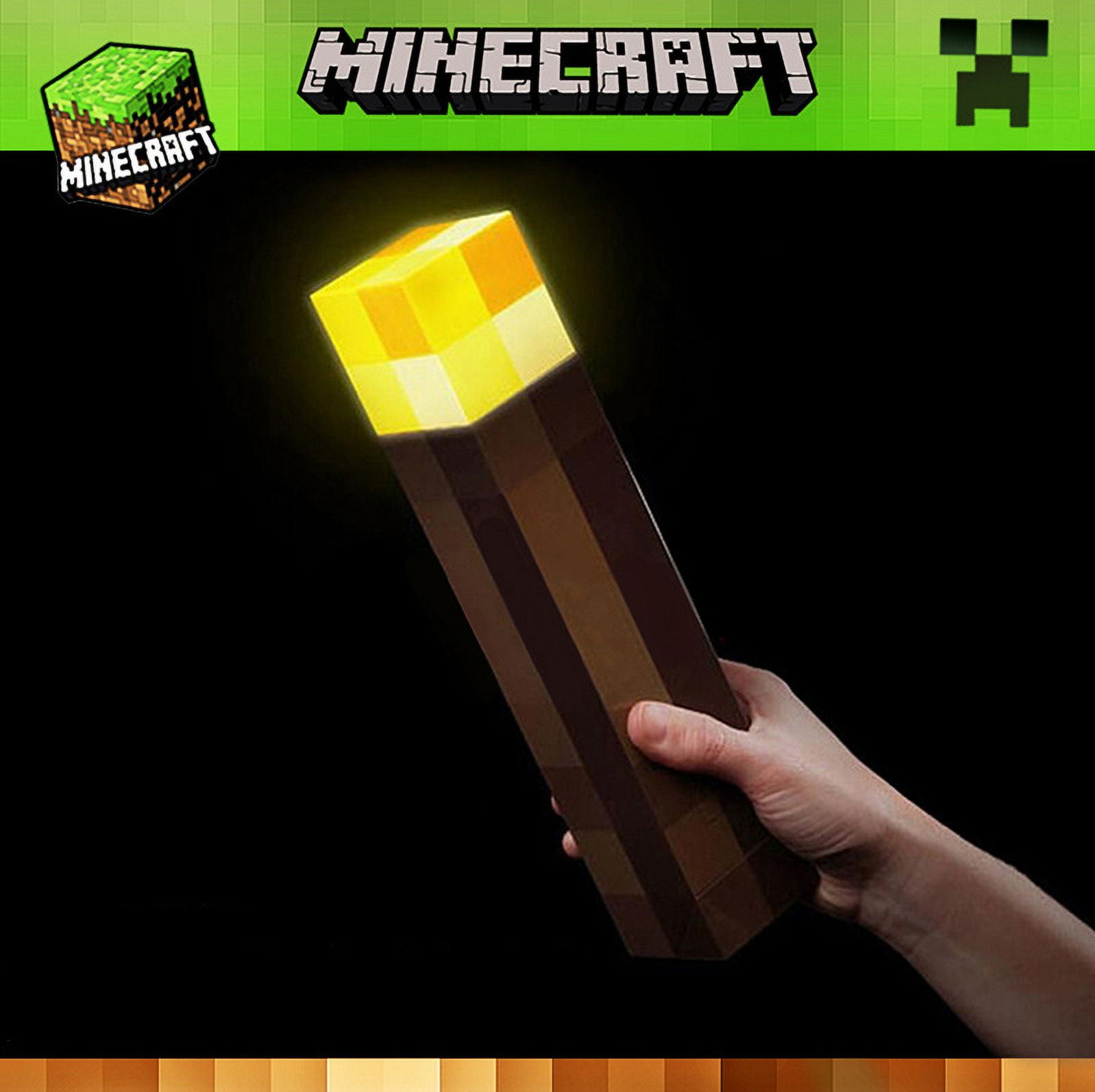 Minecraft Around Flashlight Led Torch Mining Torch Four-sided Lamp ...