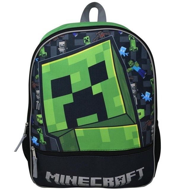 Minecraft Backpack 16" Creeper for Kids - Walmart.com