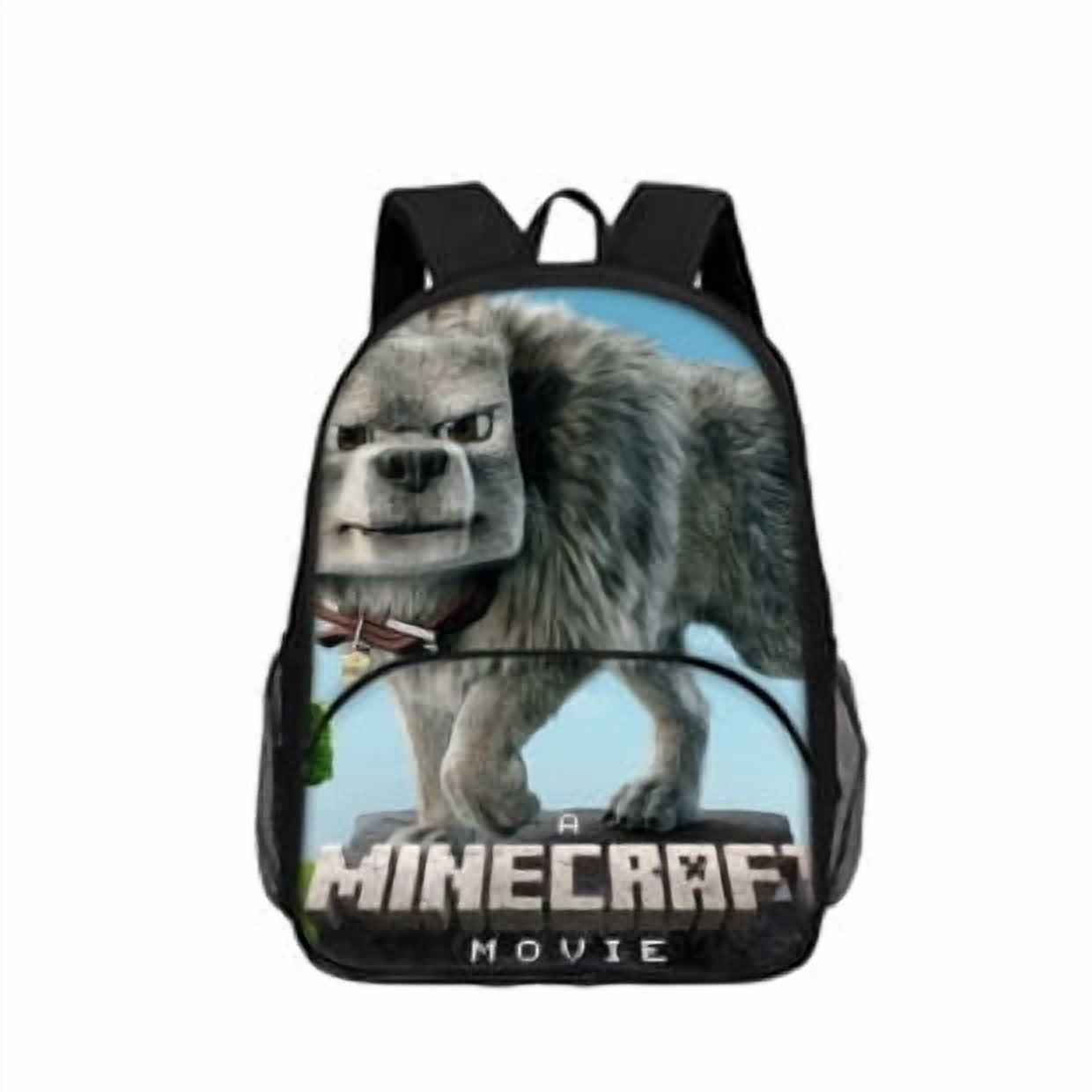 Minecraft Backpack| Gamer Black Rucksack | Green Creeper Zombie ...