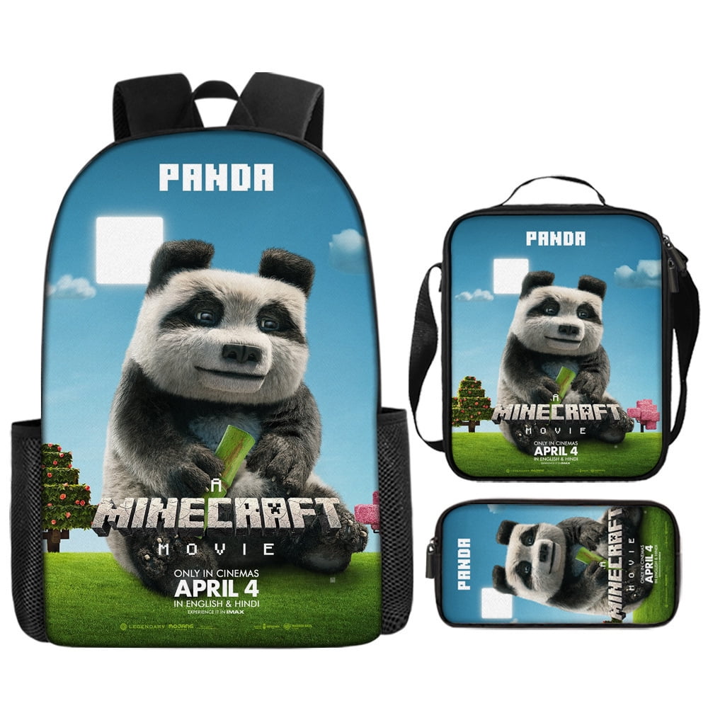 Minecraft Backpack Set, Lunch Box and Pencil Bag, 3-Piece Value Set, 17 ...