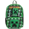 "Minecraft Backpack and Lunchbox Set, Kids Green and Black, Durable ...