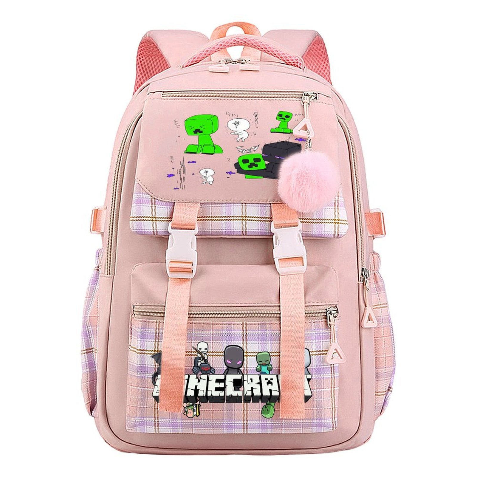 Minecraft Bag Outdoor Travel Backpack Double Shoulder Bag School Bag ...