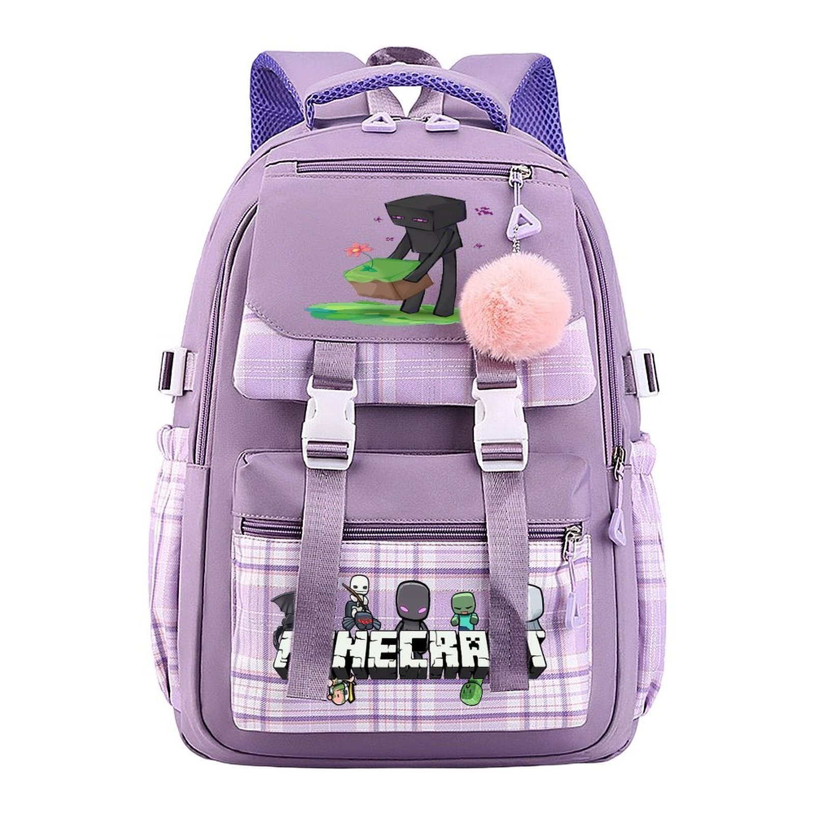 Minecraft Bag Outdoor Travel Backpack Double Shoulder Bag School Bag ...
