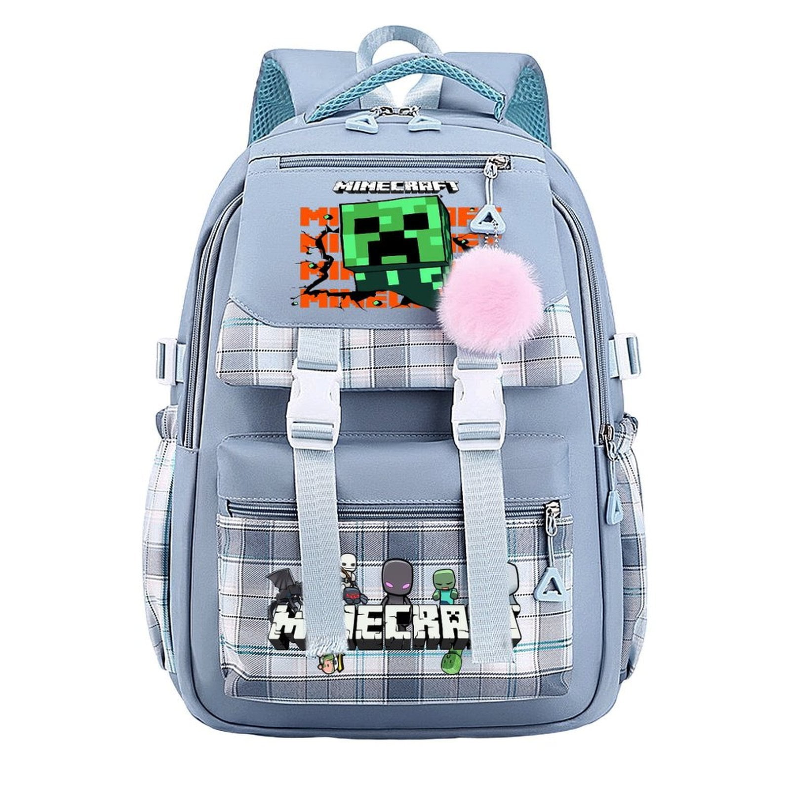 Minecraft Bag Outdoor Travel Backpack Double Shoulder Bag School Bag ...