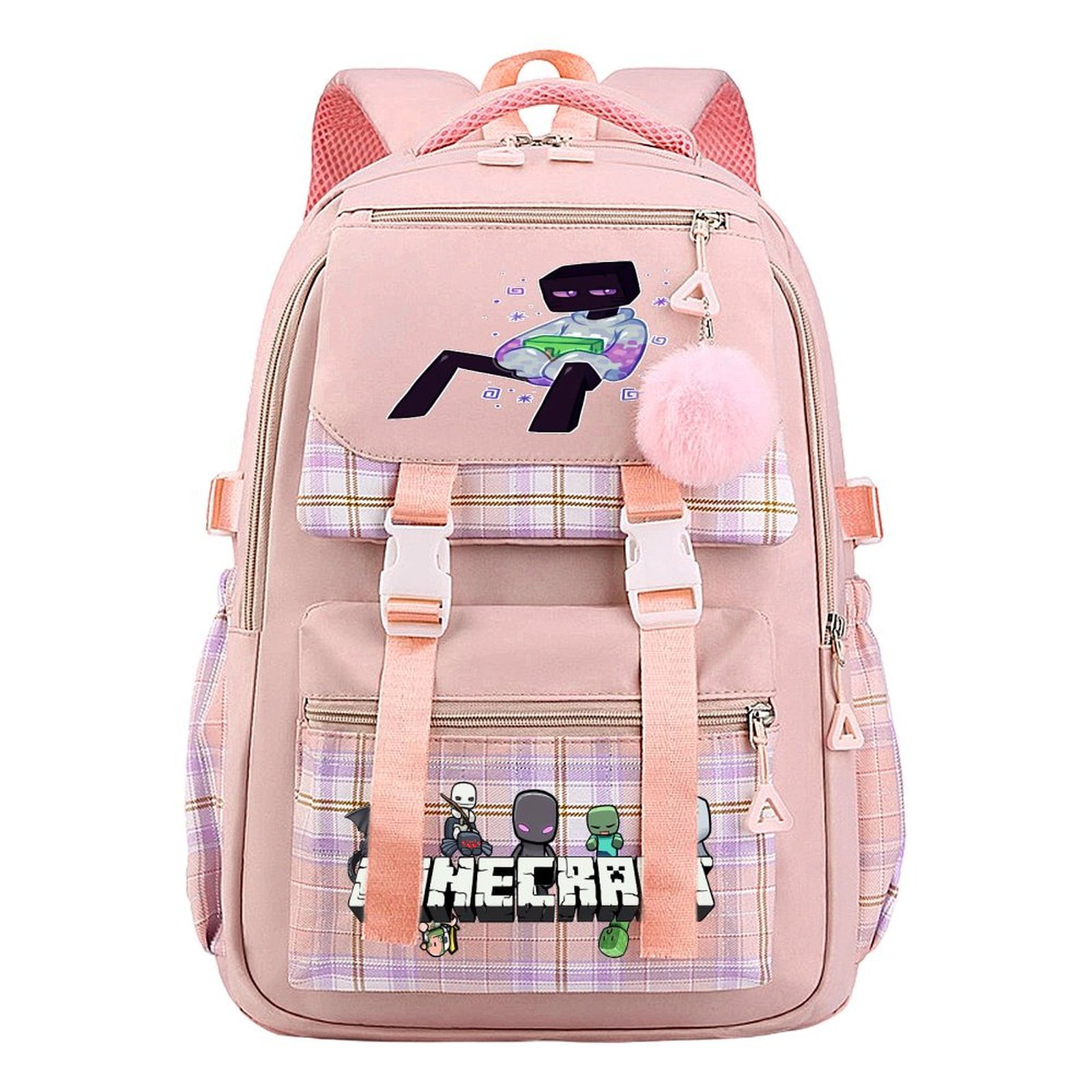 Minecraft Bag Outdoor Travel Backpack Double Shoulder Bag School Bag ...