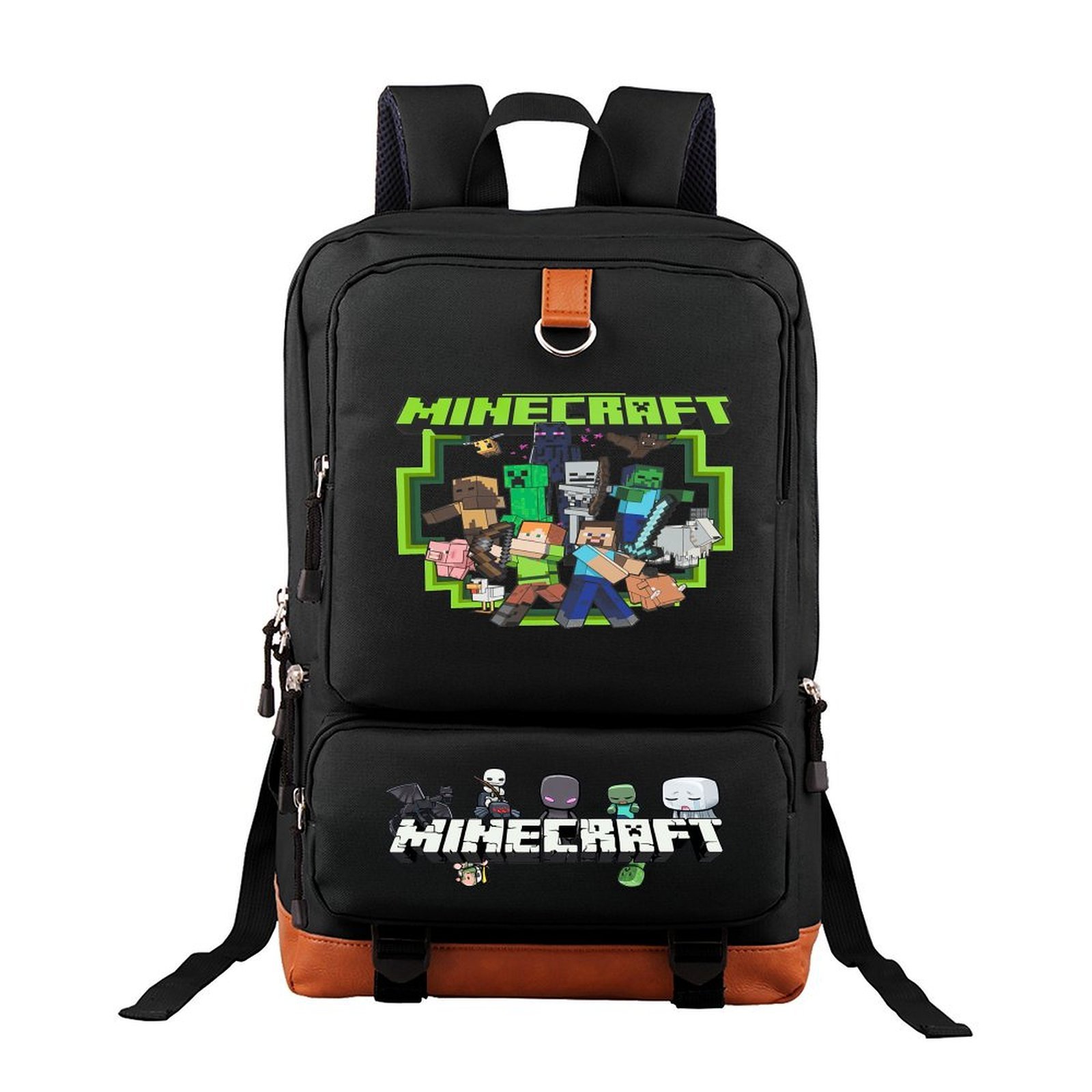Minecraft Bag Outdoor Travel Backpack Double Shoulder Bag School Bag ...
