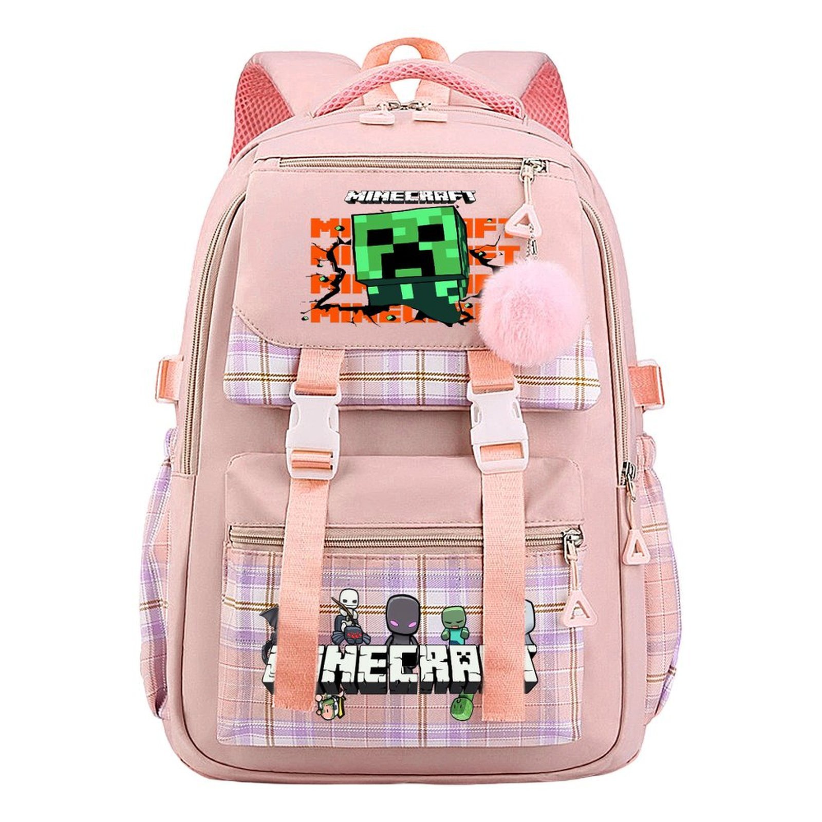 Minecraft Bag Outdoor Travel Backpack Double Shoulder Bag School Bag ...