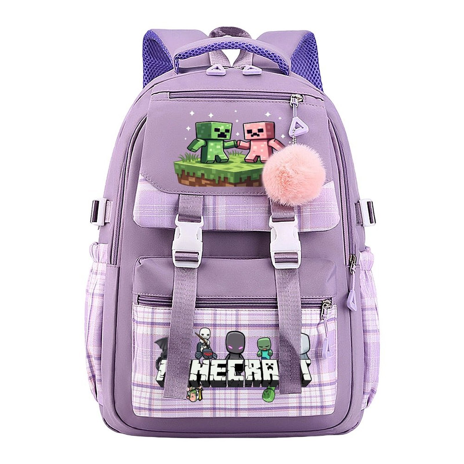 Minecraft Bag Outdoor Travel Backpack Double Shoulder Bag School Bag ...