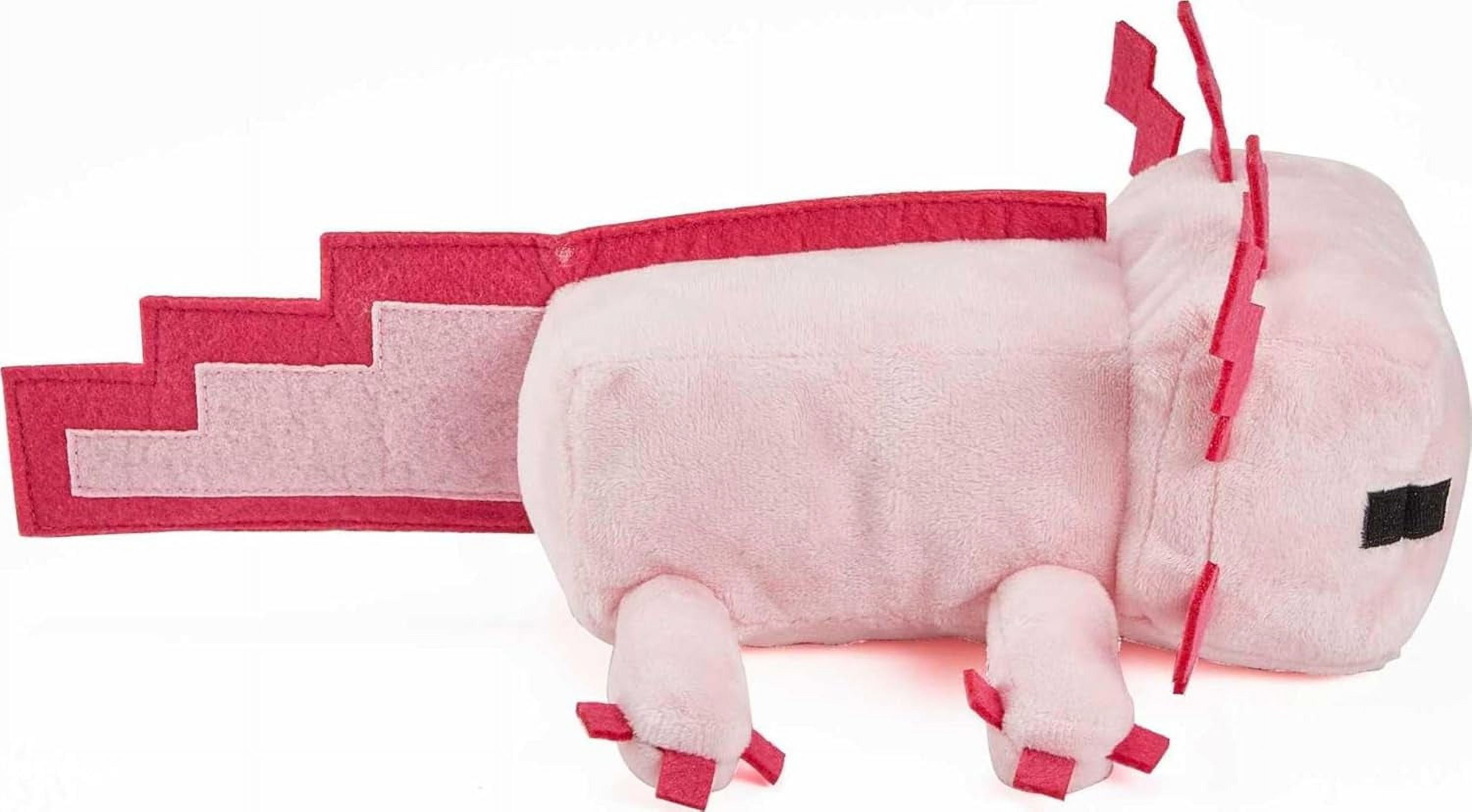 Minecraft Basic 8-inch Plush Axolotl Stuffed Animal Figure, Soft Doll ...