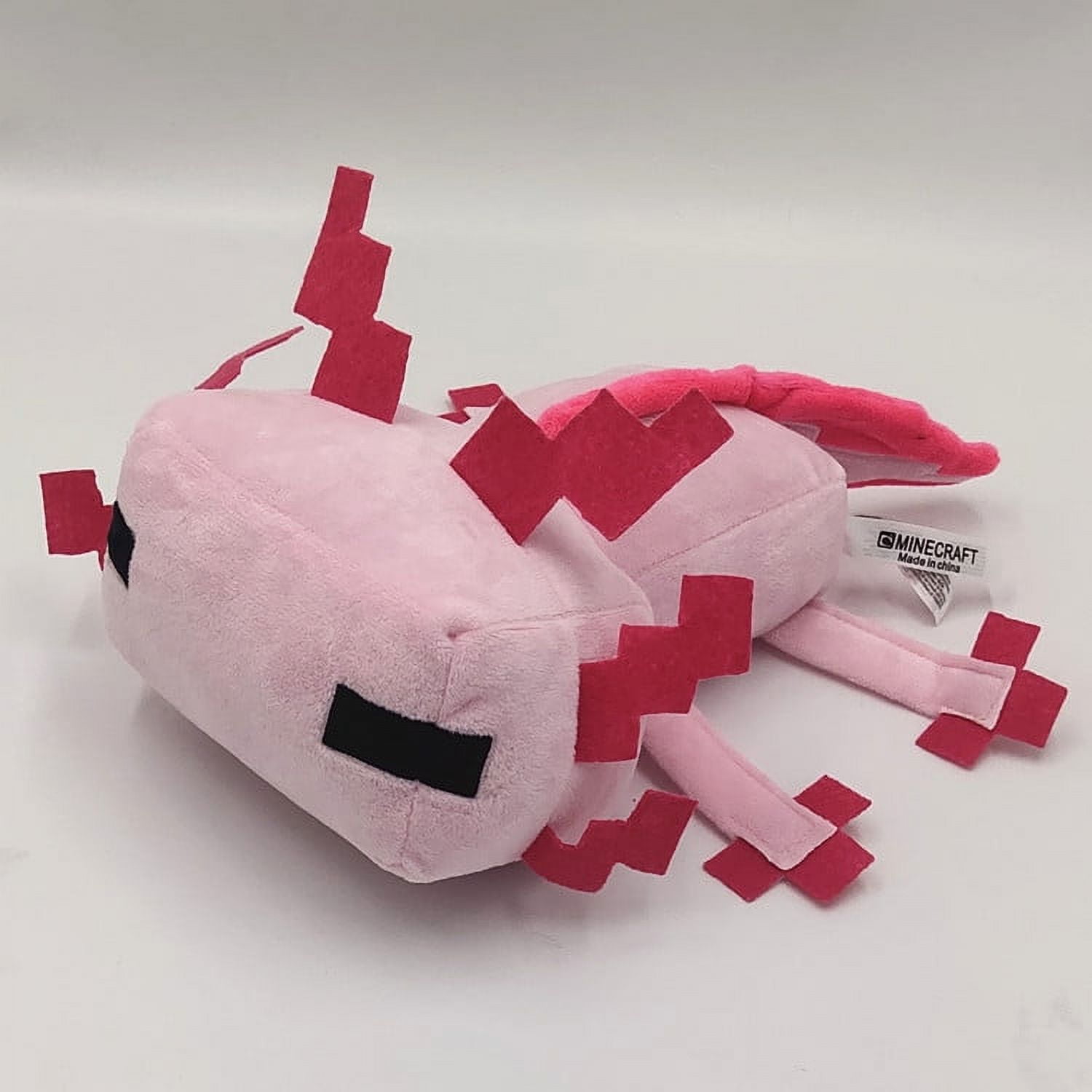 Minecraft Basic 8-inch Plush Axolotl Stuffed Animal Figure, Soft Doll ...
