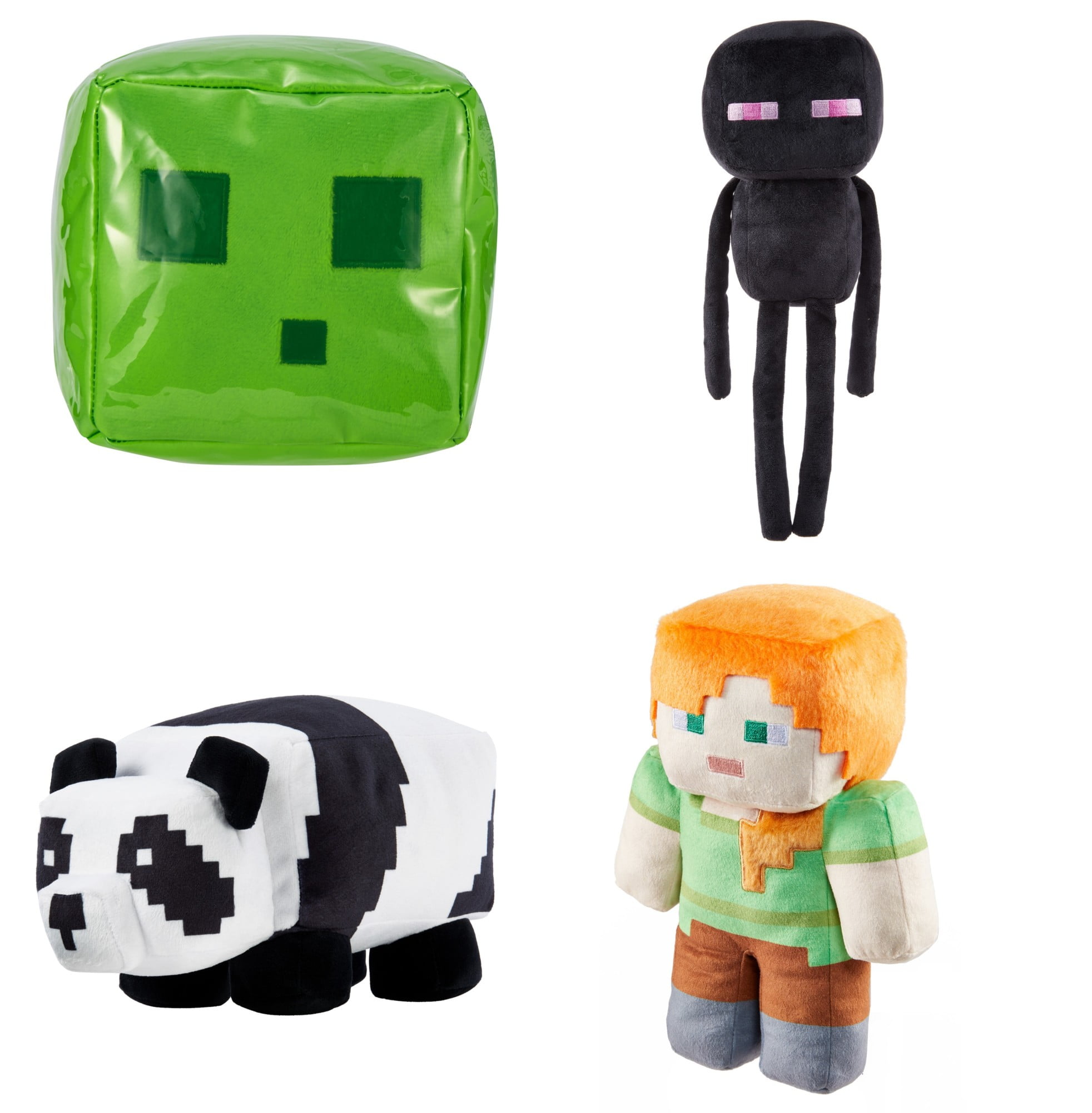 Minecraft Basic Plush Characters, 8-inch Collectible Soft Dolls ...