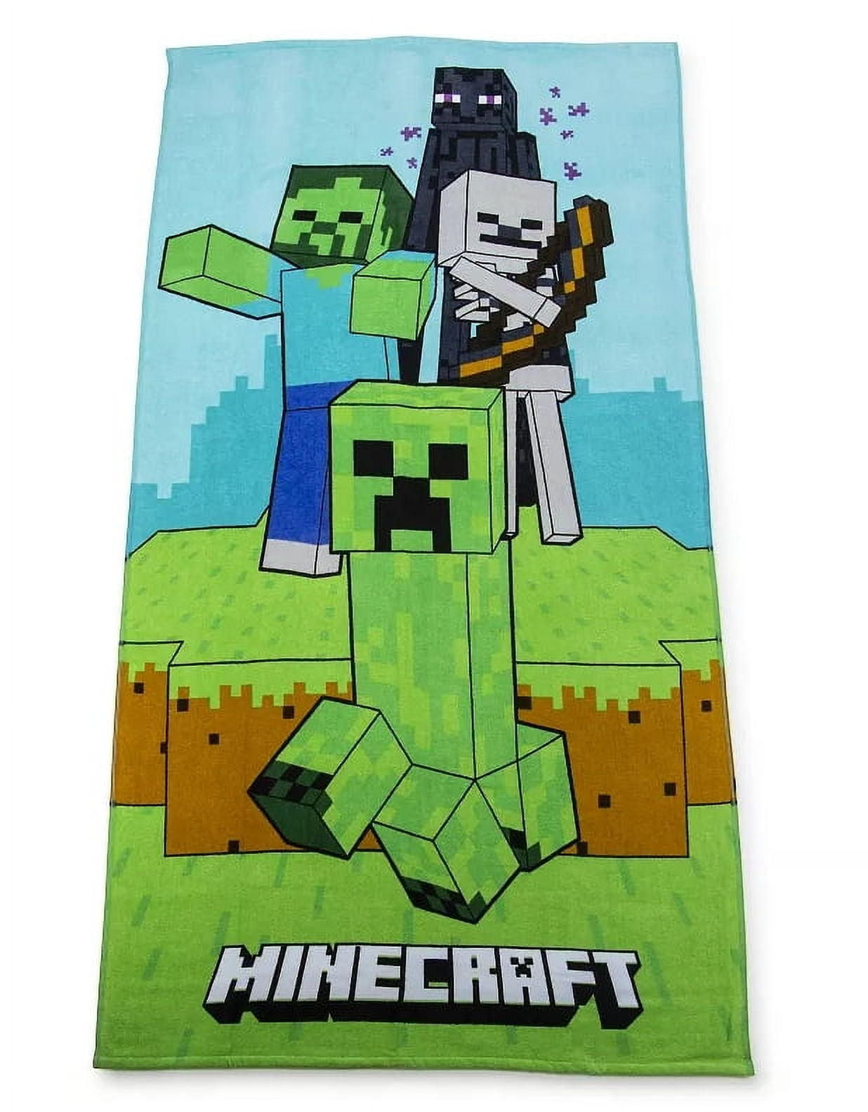 Minecraft Beach Towel - Walmart.com