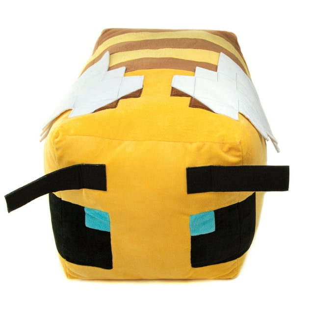 Mojang Minecraft Bee Plush Cuddle Pillow Buddy, Soft Microfiber, Yellow ...