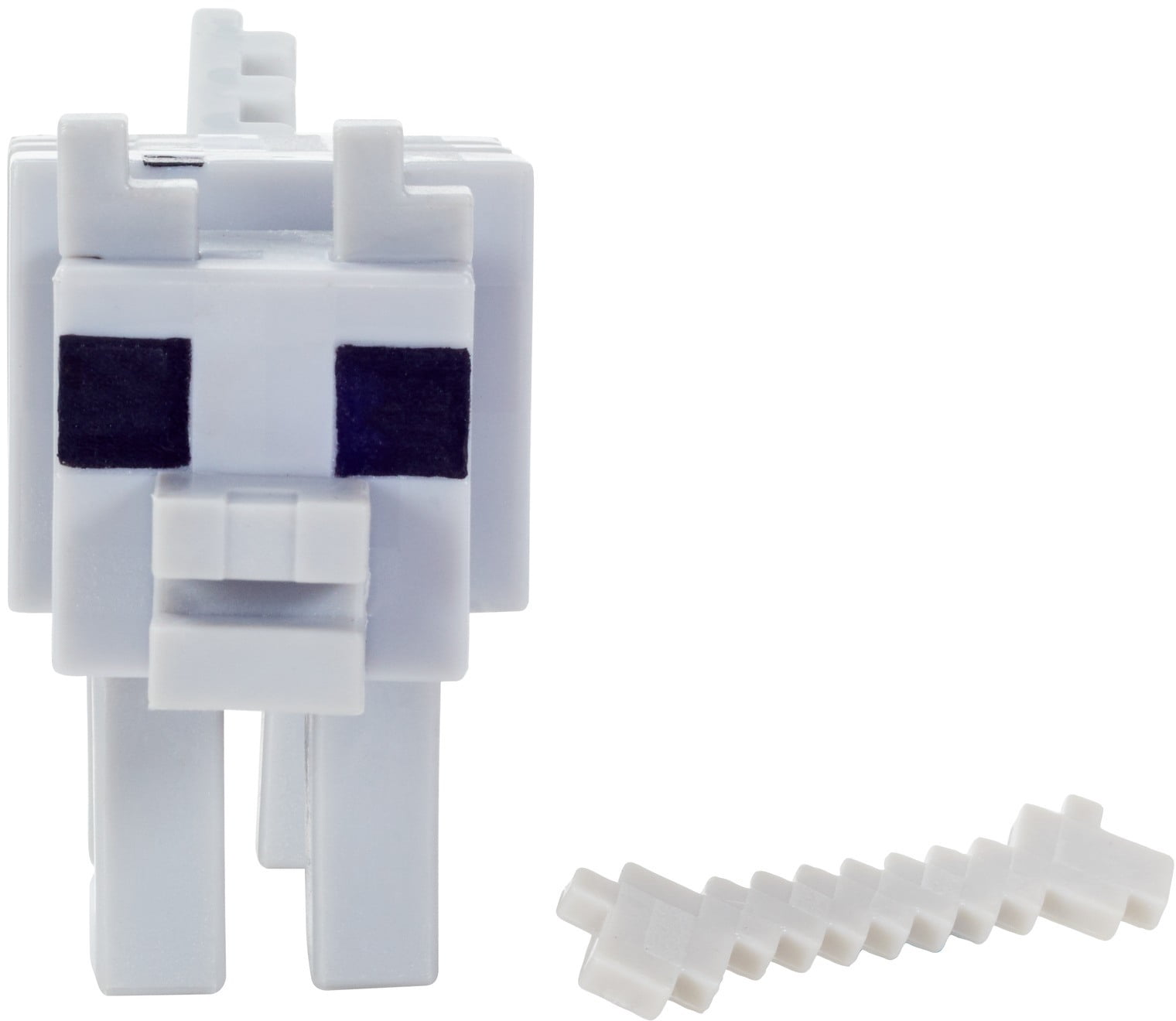 Minecraft Biome Builds Skeleton Wolf Action Figure (3.25") - Walmart.com