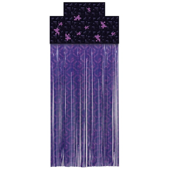 Minecraft Birthday Fringe Door Curtain, 5.25ft x 2.5ft - Walmart.com
