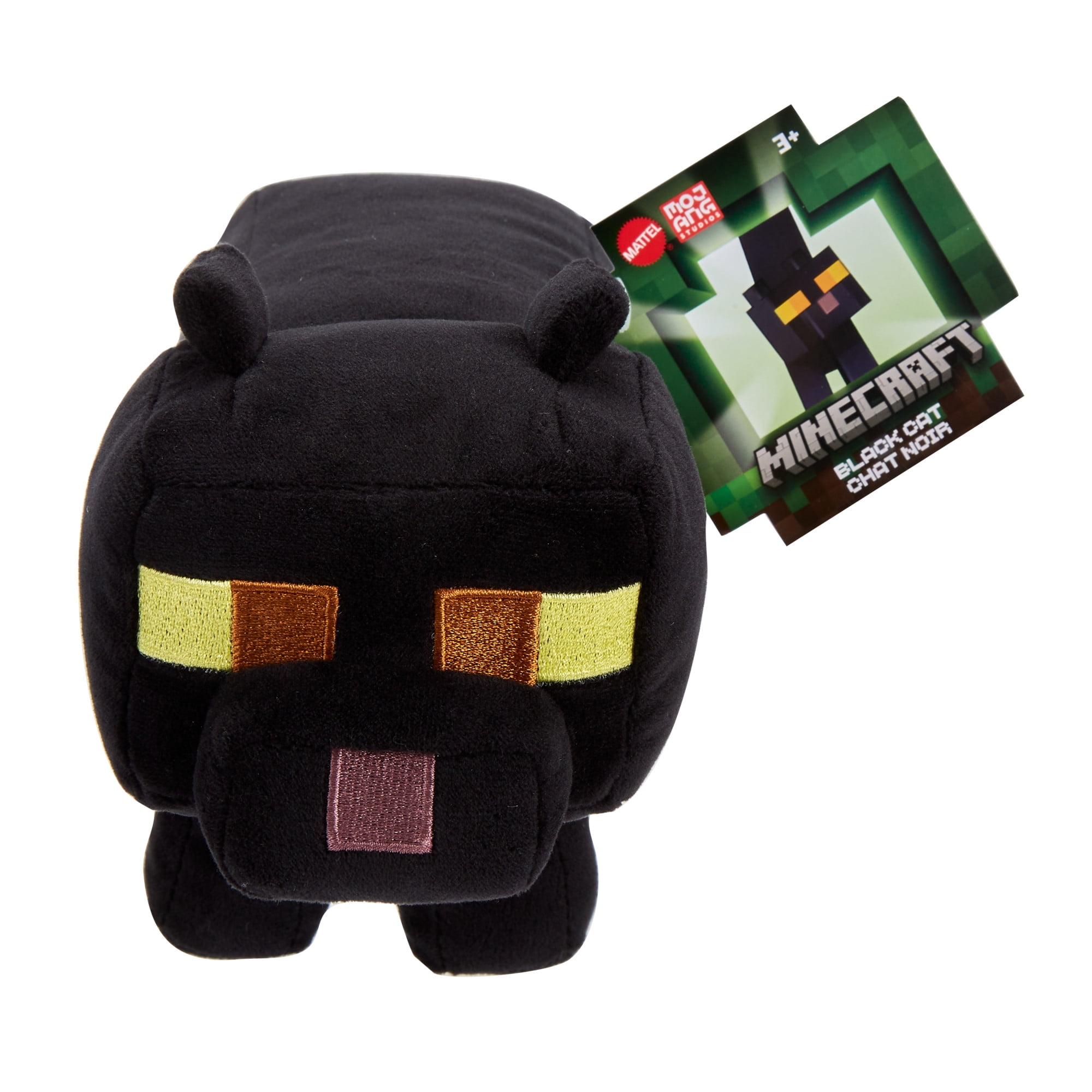 Minecraft Black Cat Plush Character 8 Inch Collectible Soft Doll Inspired By The Video Game