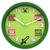 Minecraft Blocks 10 Analog Wall Clock - Walmart.com