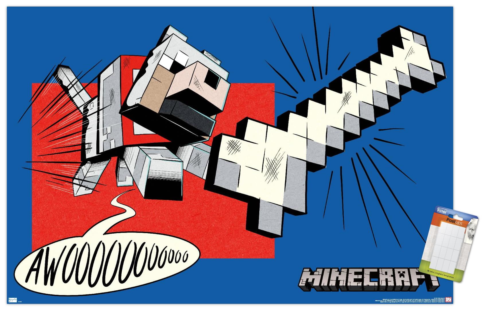 Minecraft - Bone Wall Poster, 22.375" x 34" - Walmart.com