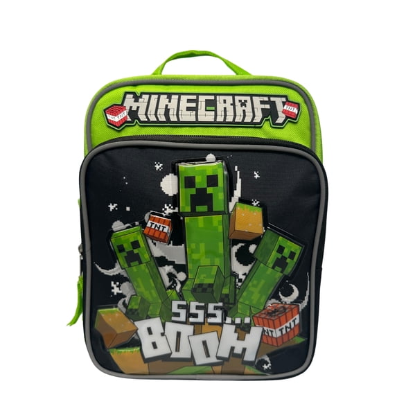 Minecraft Booming Reusable Polyester Lunch Kit - Walmart.com