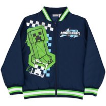 Minecraft Creeper Bomber Jacket for Boys (Sizes 4-18) - Walmart.com