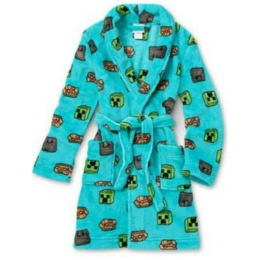 Minecraft Boys Pajama Robe, Sizes 4-12 - Walmart.com