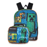 Minecraft Backpack with Detachable Lunch Box - Walmart.com