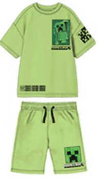 Minecraft Boys 2pc Outfit Short Set, Sizes 4-10 - Walmart.com