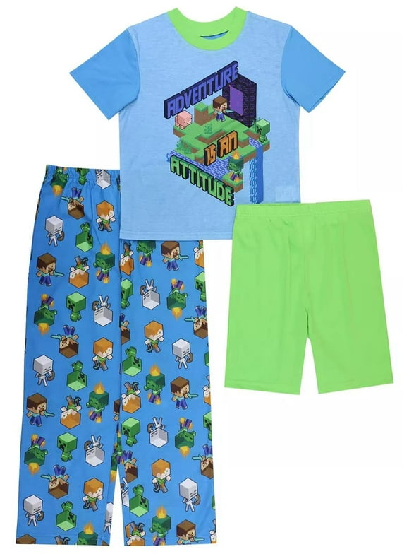 Minecraft Boys' Sleepwear in Kids' Pajamas & Robes - Walmart.com