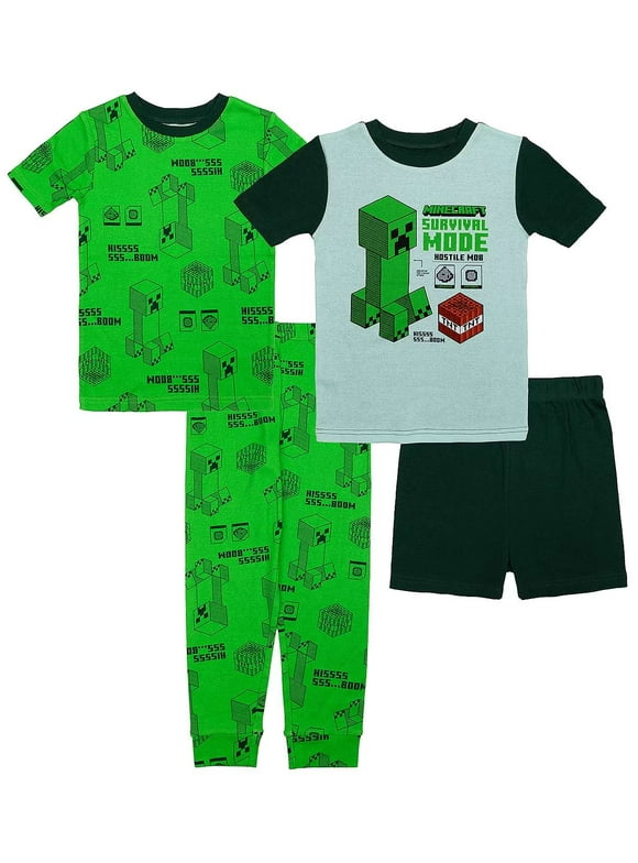 Minecraft Boys' Sleepwear in Kids' Pajamas & Robes - Walmart.com