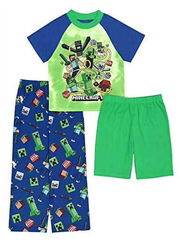 Minecraft Boys' Sleepwear in Kids' Pajamas & Robes - Walmart.com