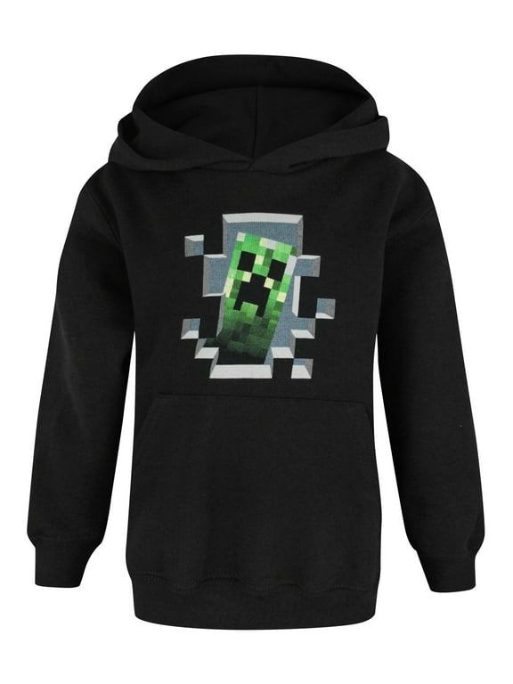 Minecraft Creeper Boys, Hoodie, and T-Shirt, 2-pack Clothes Set (Sizes ...