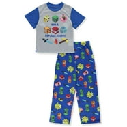 Minecraft Exclusive Boys 2-Piece Pajama Set, Sizes 4-12 - Walmart.com