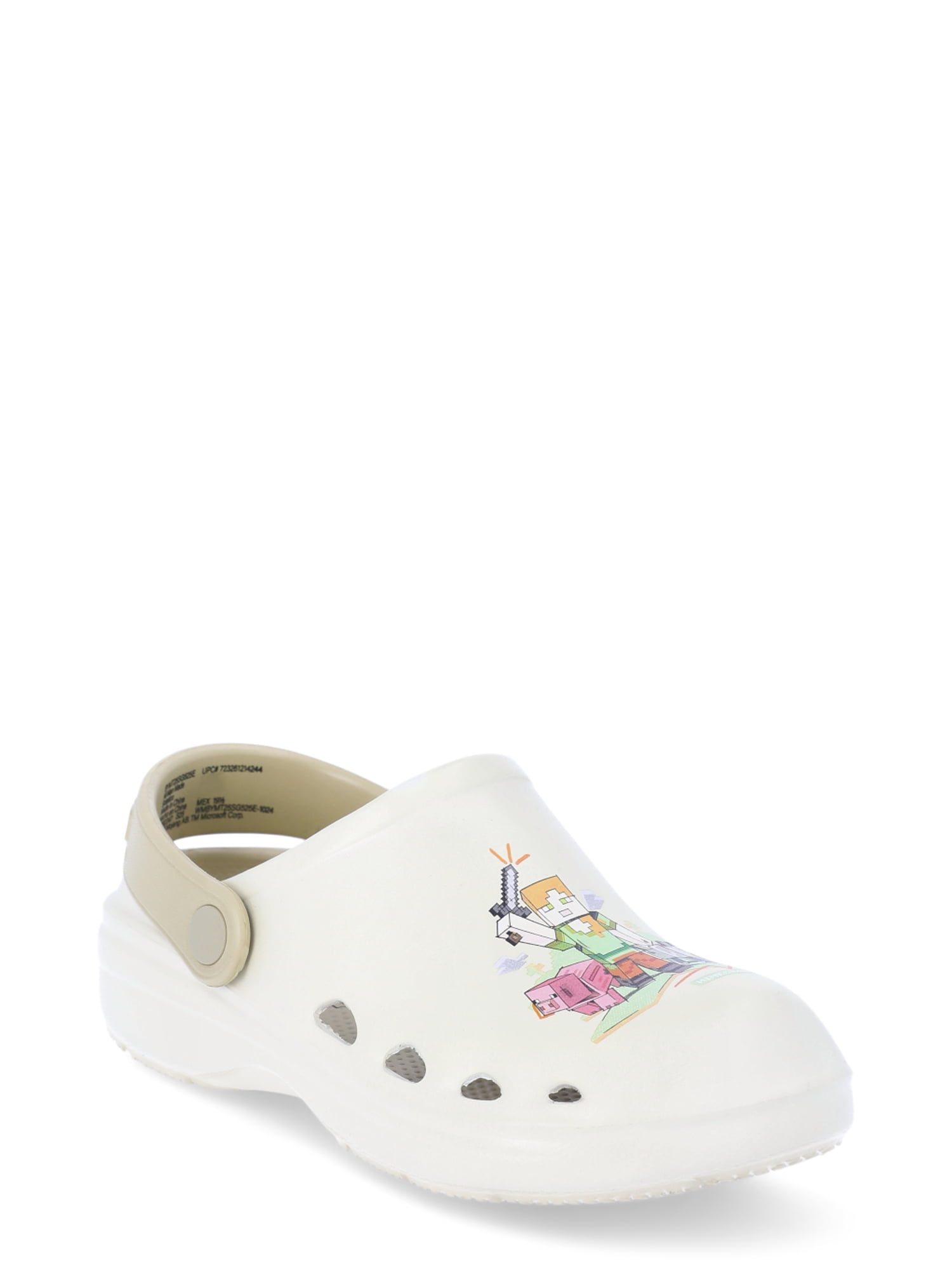 Minecraft Boys Clogs Kids Shoes with Diamond Armor and Sword Design ...