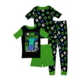 Minecraft Boys Cotton Pajama Set, 4-Piece, Sizes 6-12 - Walmart.com