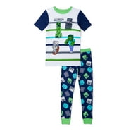 Minecraft Exclusive Kids Sleepwear: Boys 2-Piece Pajama Set, Sizes 4-12 ...
