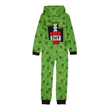Minecraft Exclusive Boys 2-Piece Pajama Set, Sizes 4-12 - Walmart.com