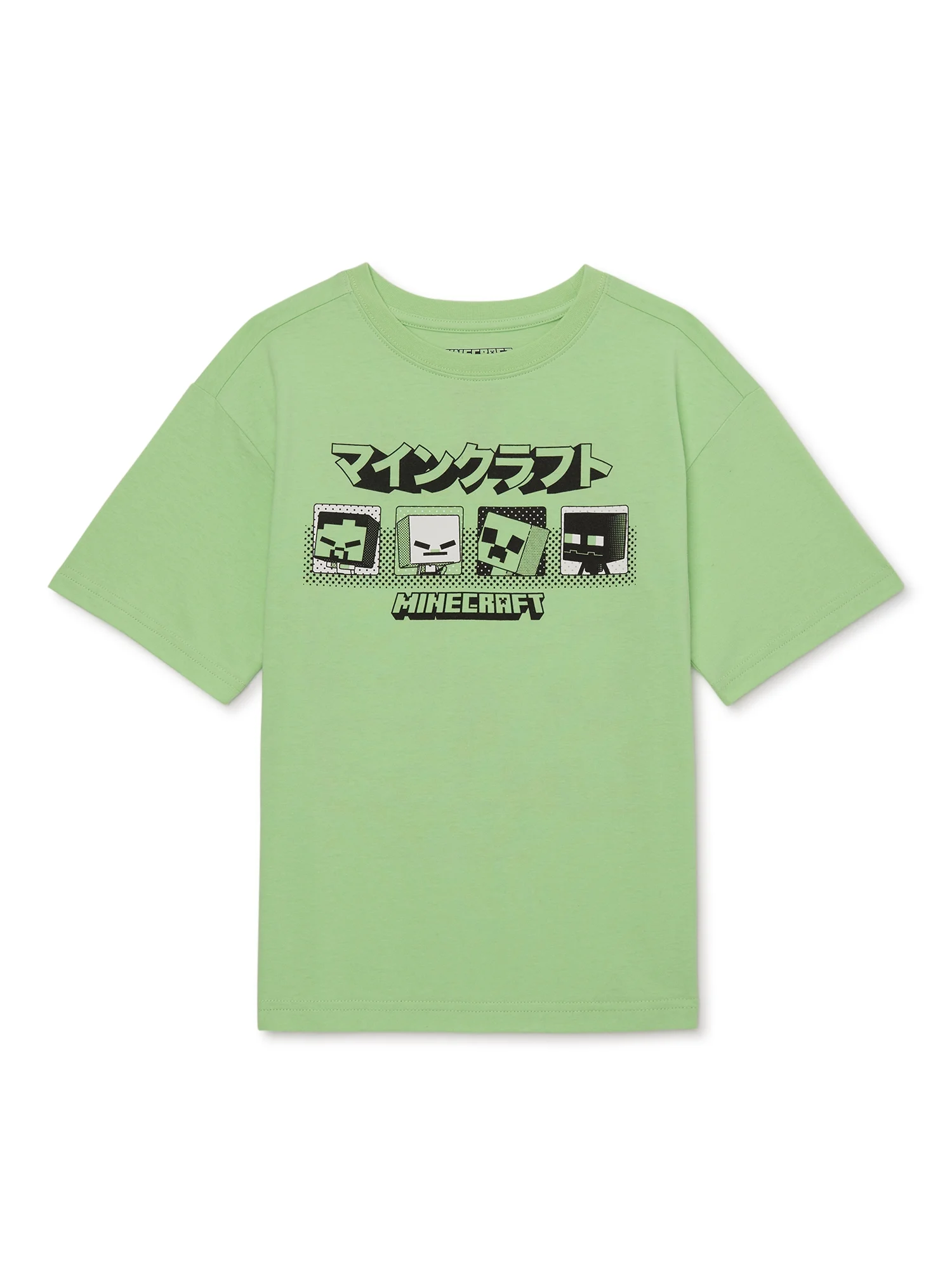 Minecraft Boys Graphic Tee with Short Sleeves, Size 4-18 - Walmart.com