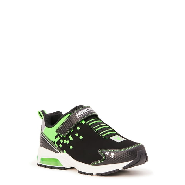 Minecraft Boys Light Up Athletic Shoes - Walmart.com