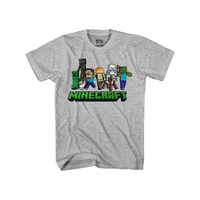 Minecraft Boys' Lineup Crew Tee - Walmart.com
