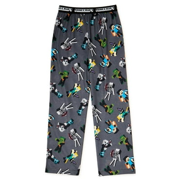 Minecraft Boys Exclusive Classic Pajama Pants, 2-Pack, Sizes 4-12 ...