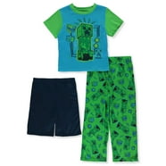 Minecraft Exclusive Boys 2-Piece Pajama Set, Sizes 4-12 - Walmart.com