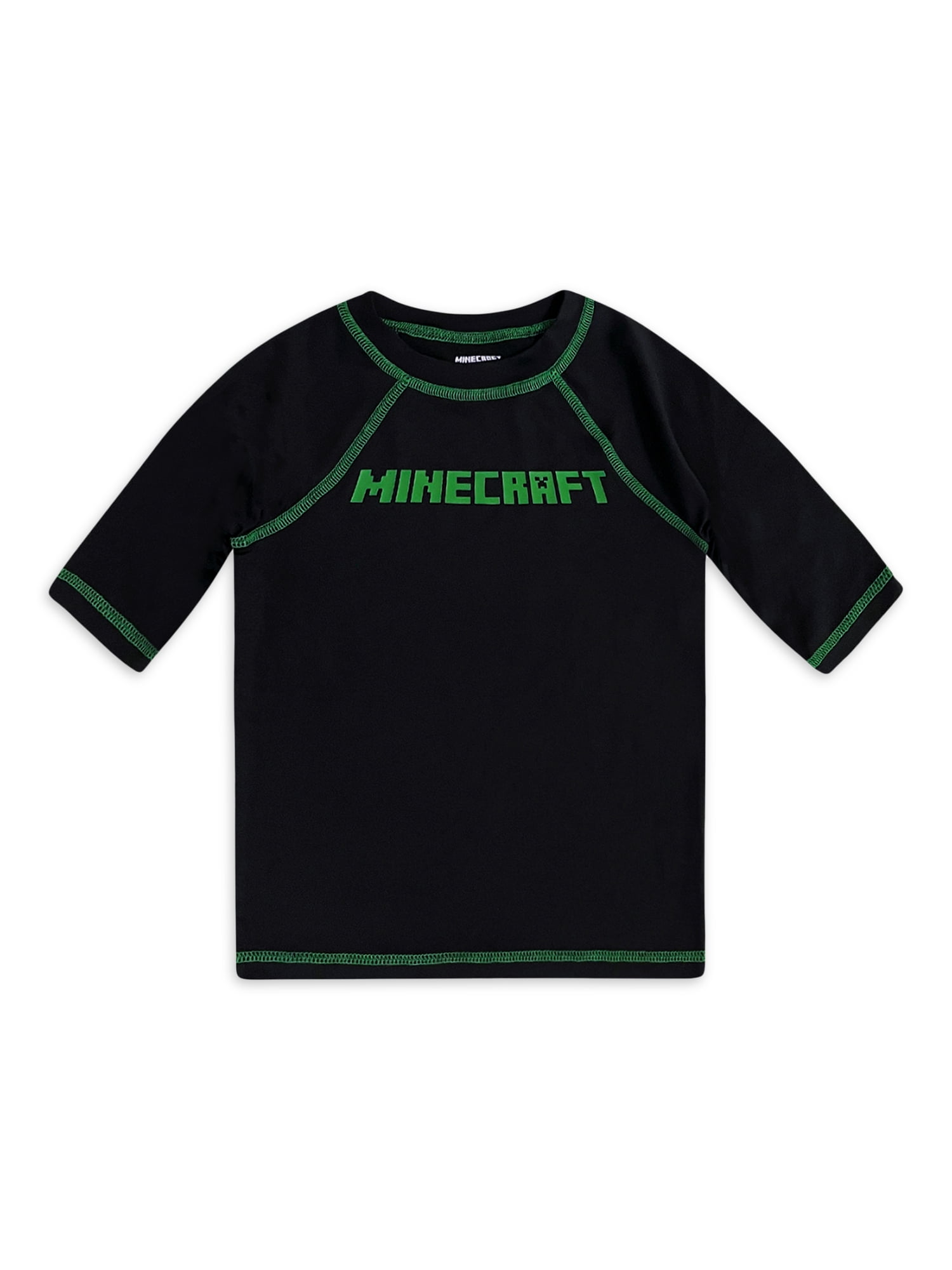 Minecraft Boys Rash Guard, Sizes 4-16 - Walmart.com