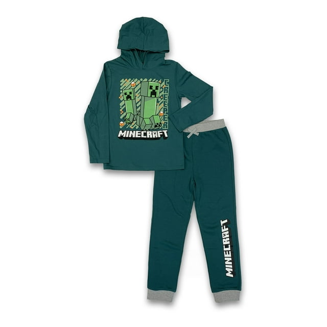 Minecraft Boys Sweatshirt and Jogger Pant Set, 2-Piece, Sizes 4-10 ...