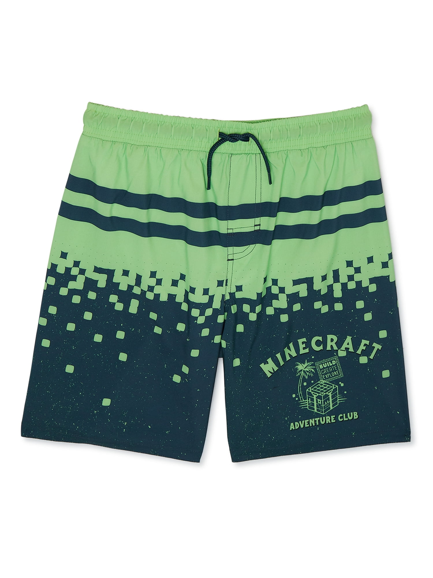 Minecraft Boys Swim Shorts, Sizes 4-16 - Walmart.com