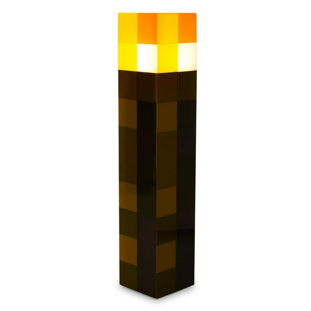 Minecraft Brown Stone Torch Plug-In Nightlight with Auto Dusk to Dawn ...