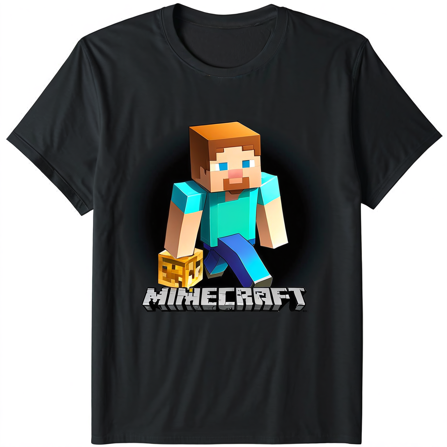 Minecraft Build Explore Create Group Poster T-Shirt - Walmart.com