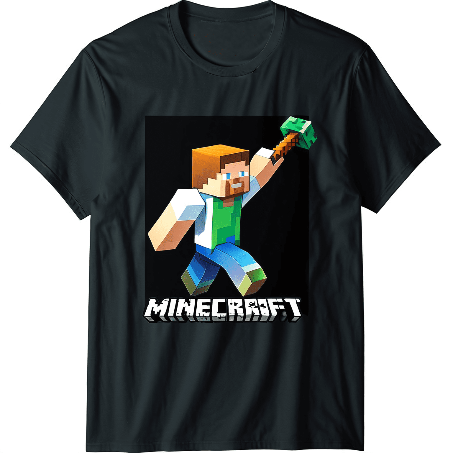 Minecraft Build Explore Create Group Poster T-Shirt - Walmart.com