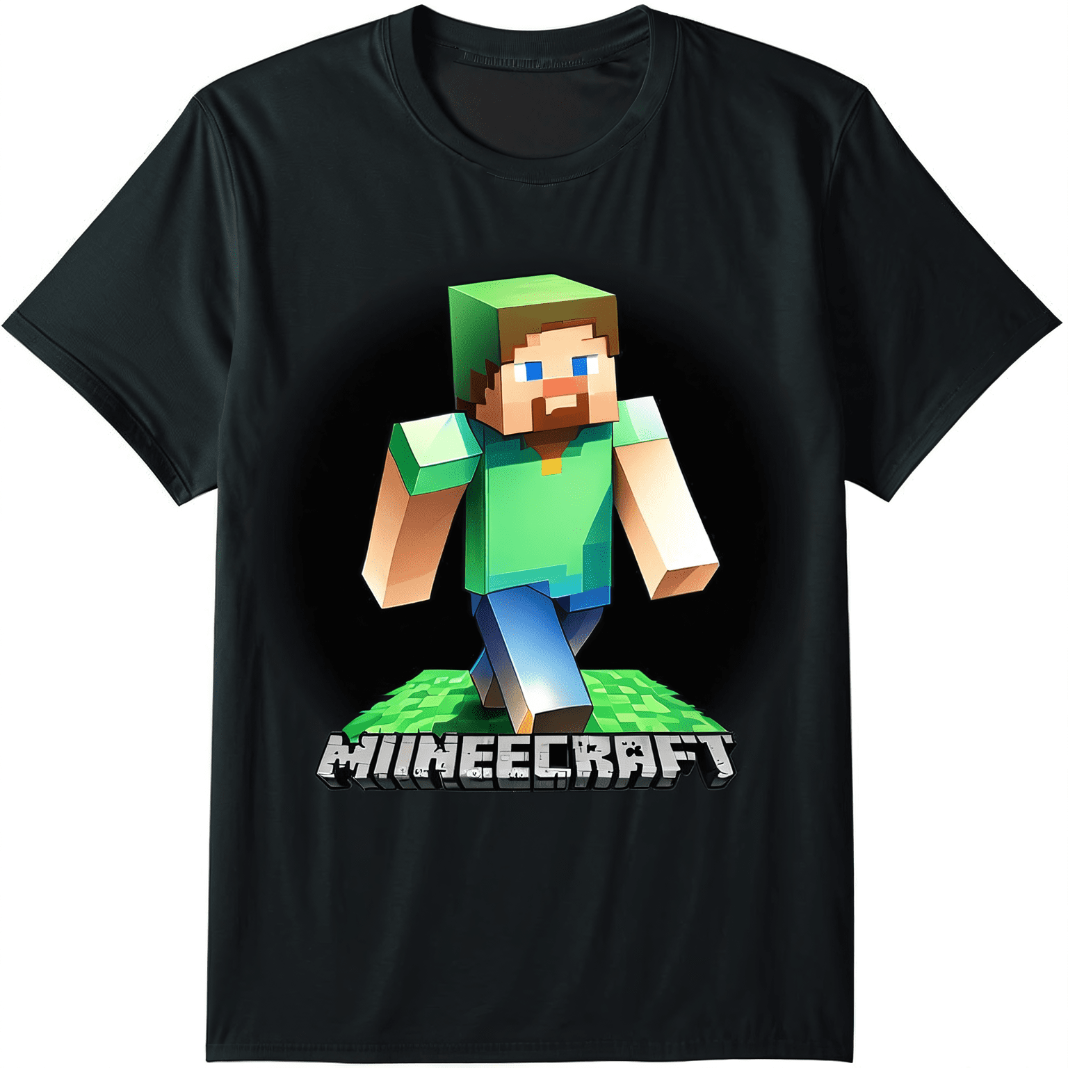 Minecraft Build Explore Create Group Poster T-Shirt - Walmart.com