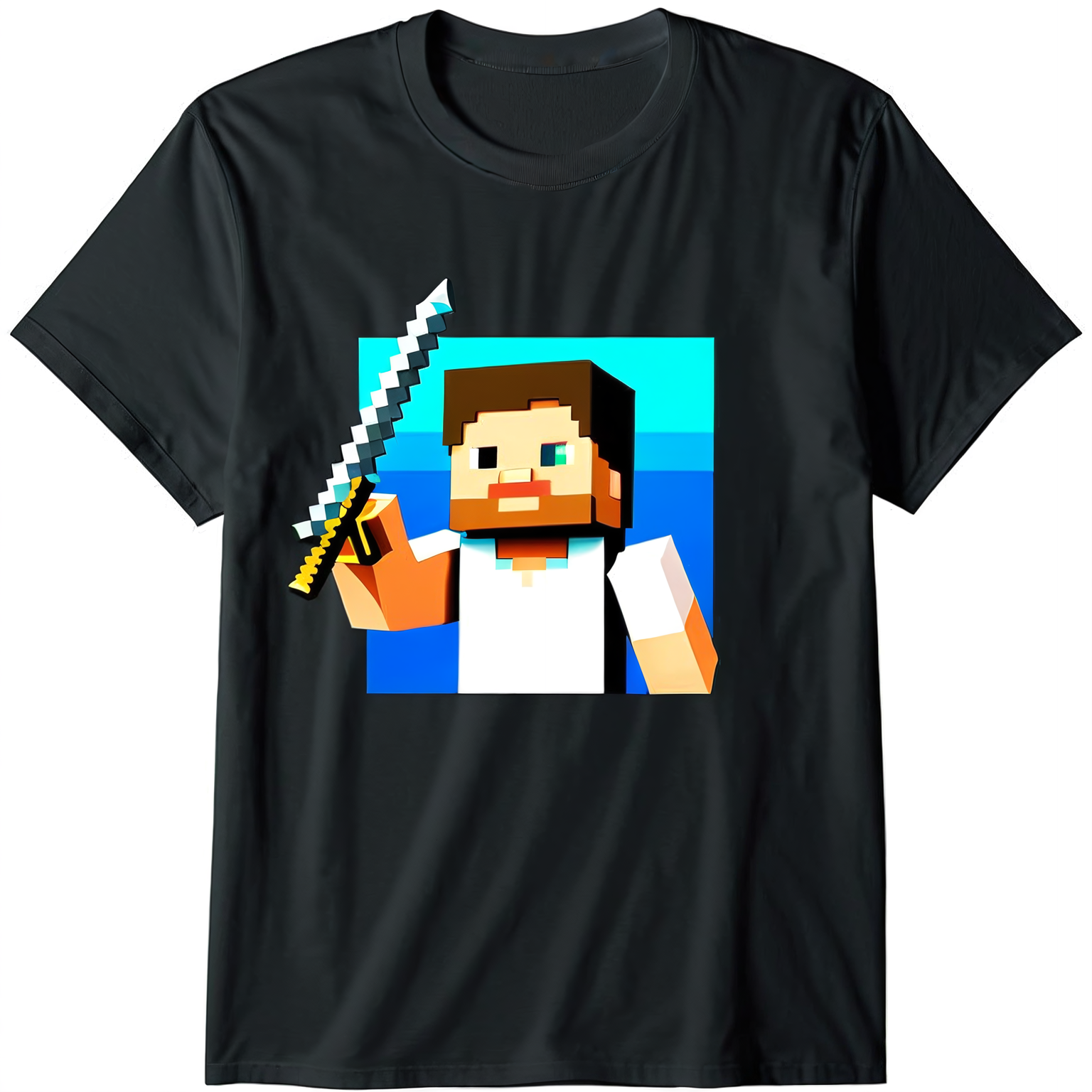 Minecraft Build Explore Create Group Poster T-Shirt - Walmart.com