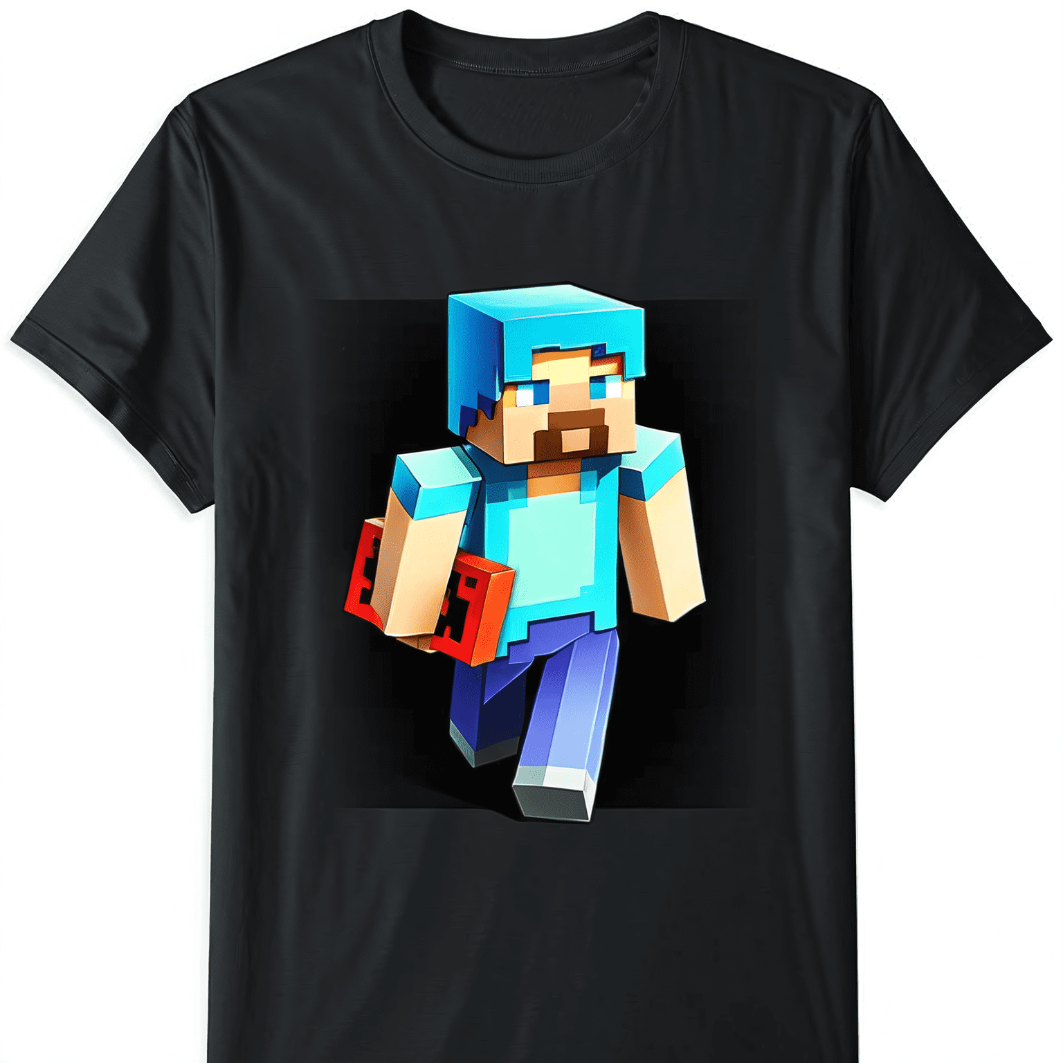 Minecraft Build Explore Create Group Poster T-Shirt - Walmart.com